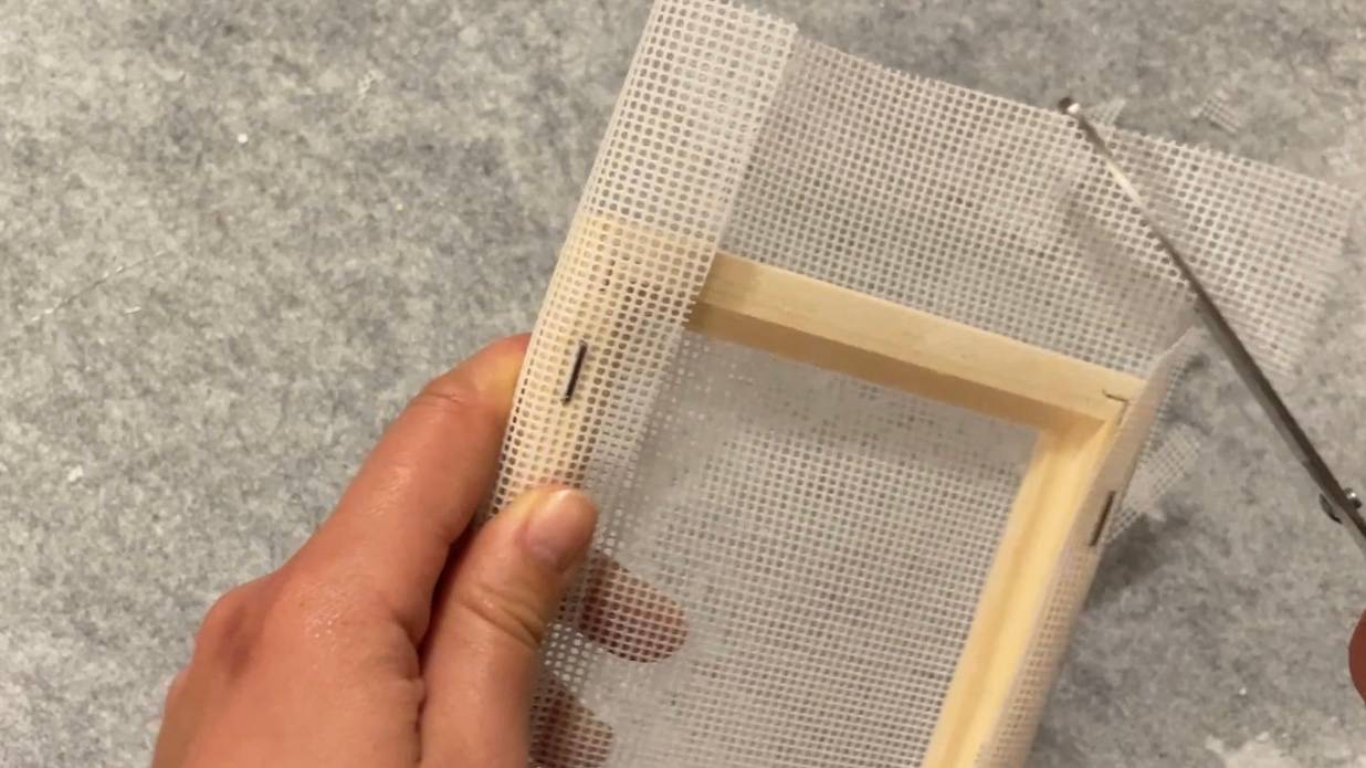 How to make a homemade paper screen - Parsemains